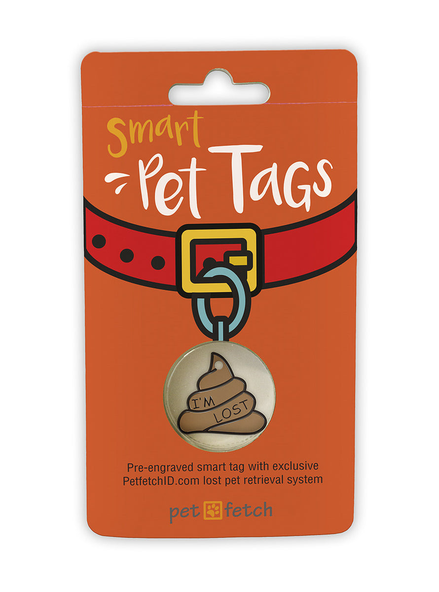 Poop Emoji Pet Tag - Petfetch Shop