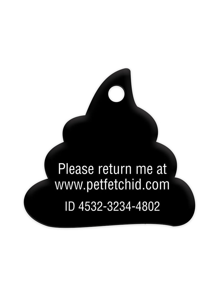 Poop Emoji Pet Tag - Petfetch Shop